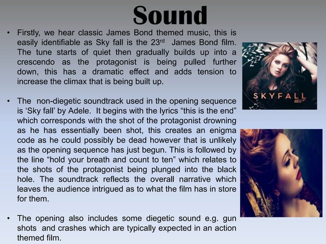 Analysis of the opening sequence of skyfall | PPTX | Drama | Genres