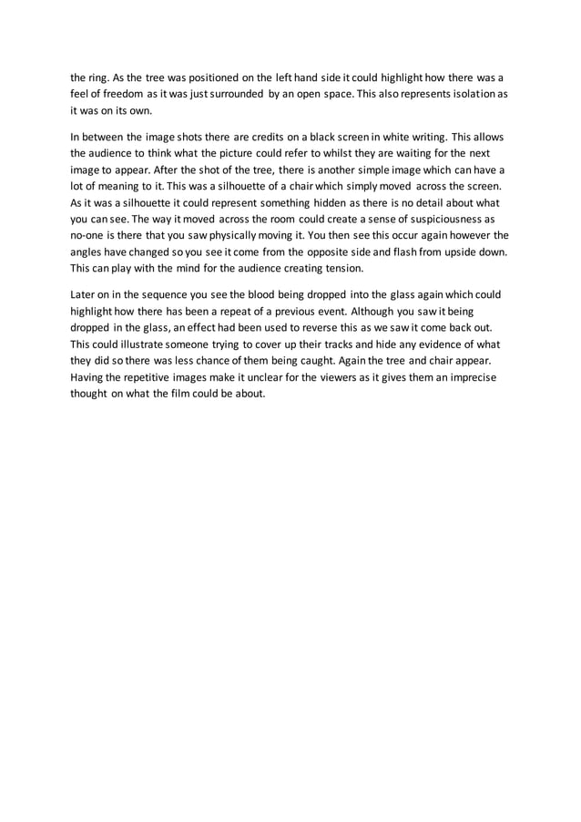 Analysis of the ring | PDF