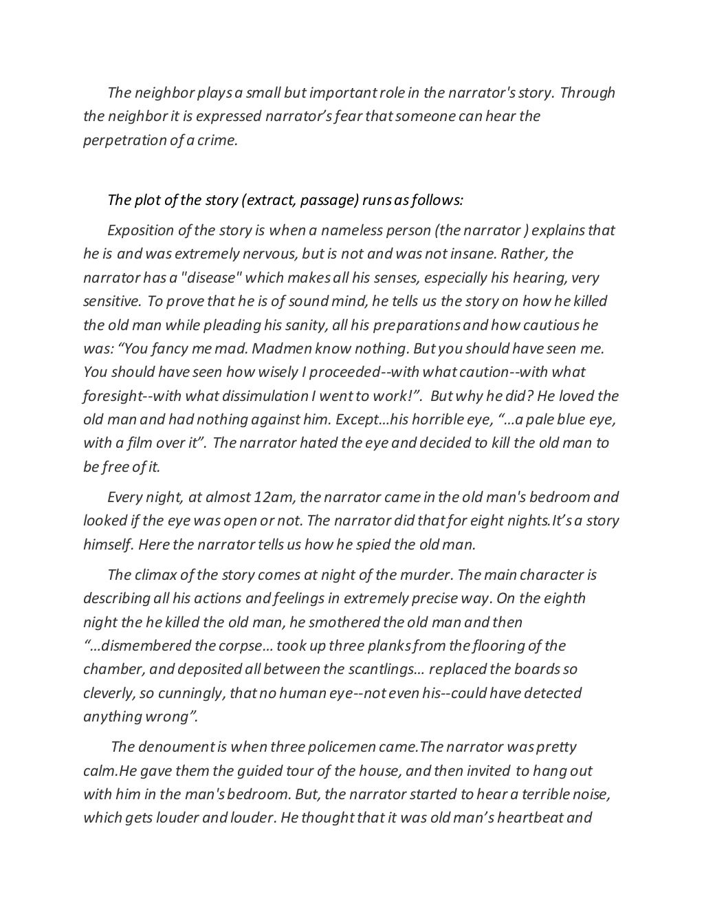 Analysis Of The Story analysis-of-the-story