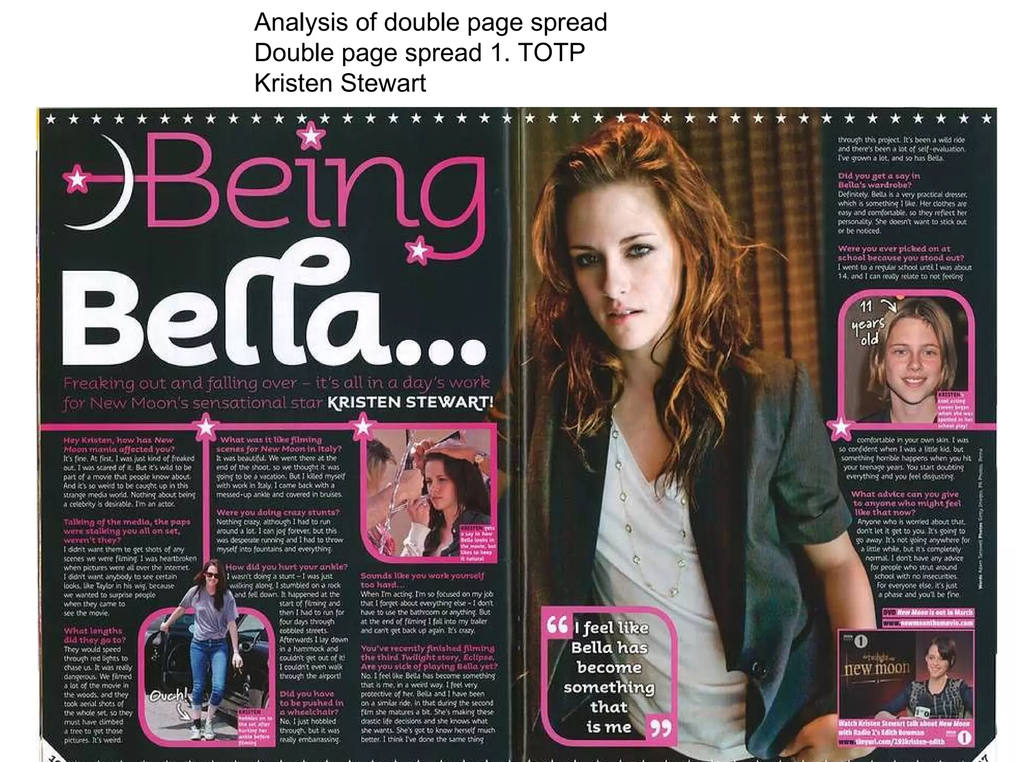 Analysis of three double page spreads from music magazines | PPT