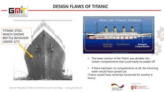 Analysis of titanic failure - Титаник сүйрэл дээрх анализ хийх | PPTX