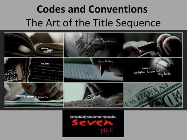 Analysis of title sequences | PPT