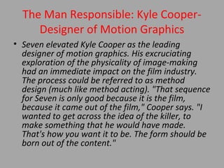 Analysis of title sequences | PPT