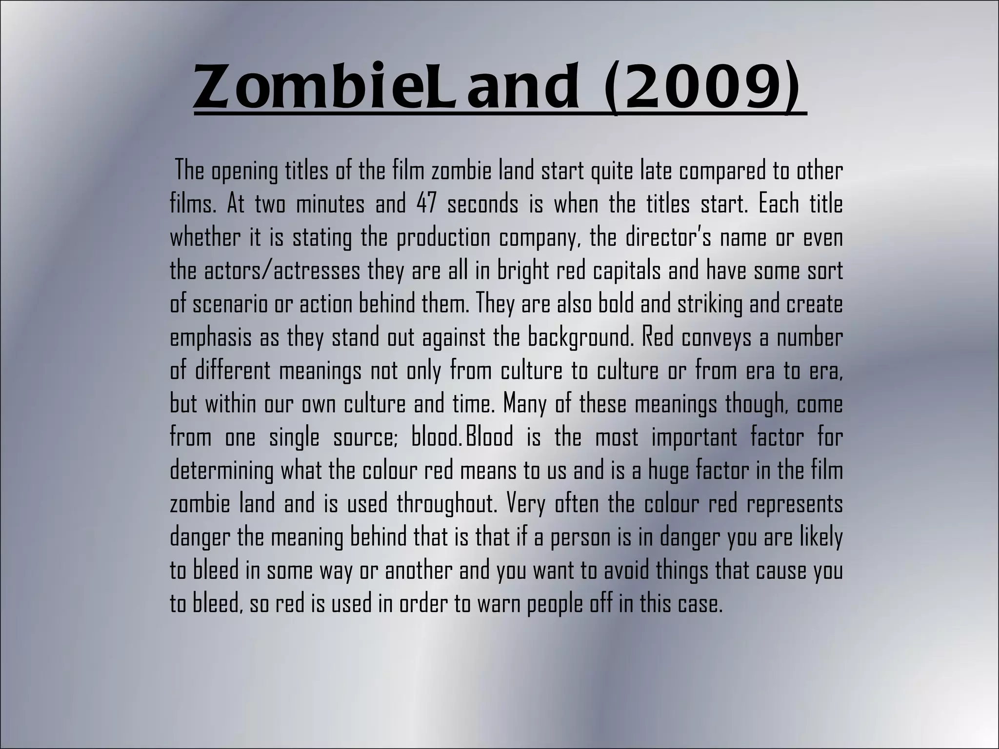 Analysis of title sequences | PPT