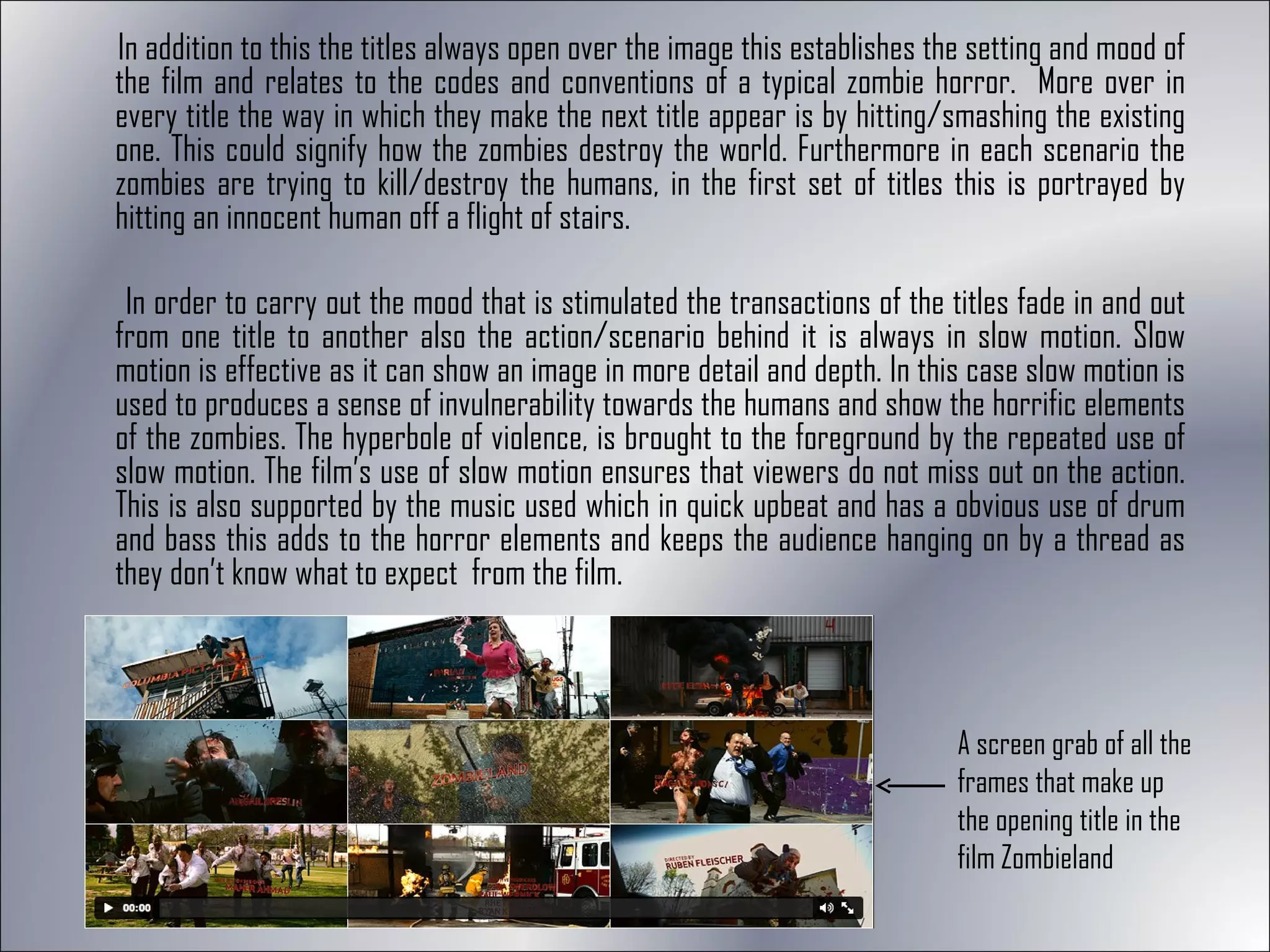 Analysis of title sequences | PPT