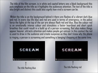 Analysis of title sequences | PPT