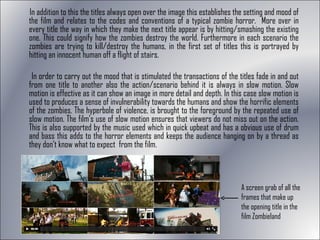 Analysis of title sequences | PPT