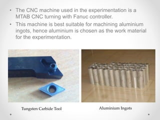 Analysis of tool life during turning operation | PPT