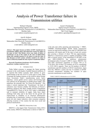 Analysis of transformer failure sample papers 2 | PDF