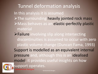 Analysis of tunnel in weak rock | PPT