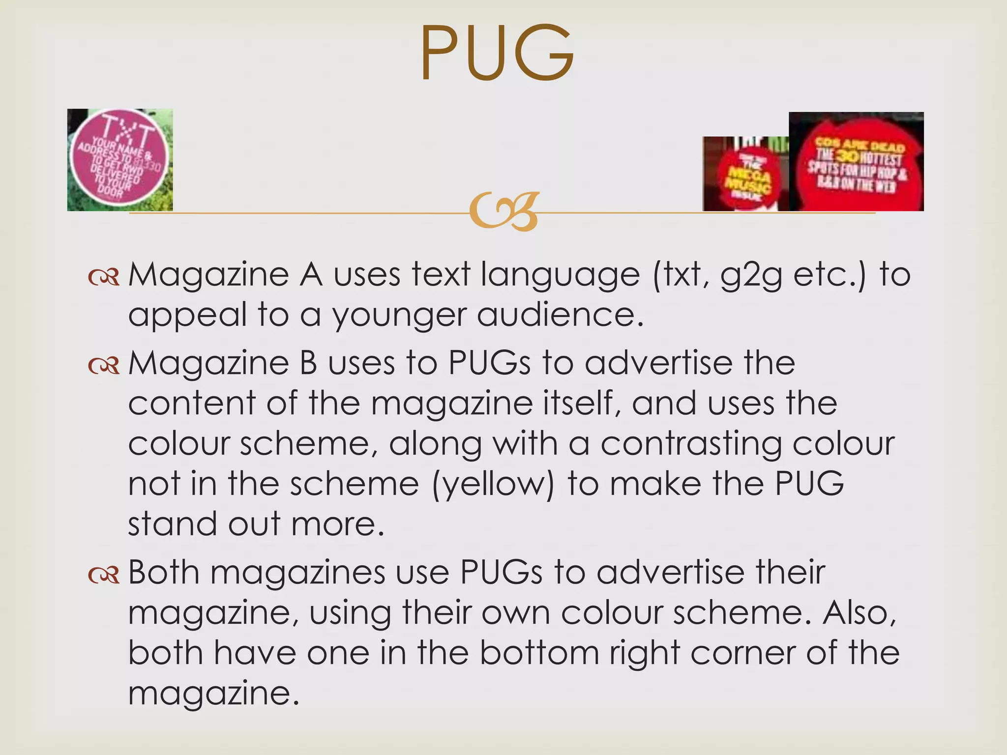 Analysis of two magazines | PPTX