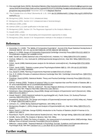 Analysis of variance | PDF