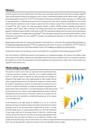Analysis of variance | PDF