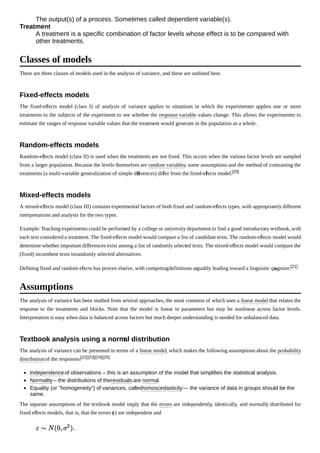 Analysis of variance | PDF