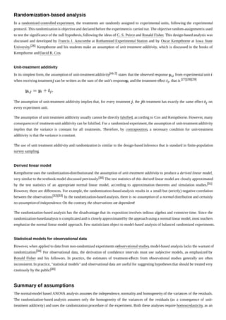 Analysis of variance | PDF