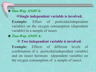 Analysis of variance | PPTX
