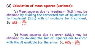 Analysis_of_Variance en la estadistica animal | PPT