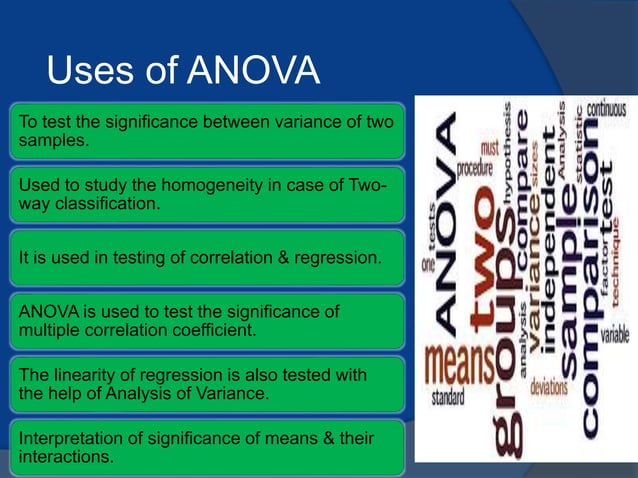 Analysis of variance anova | PPTX