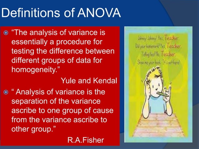 Analysis of variance anova | PPTX