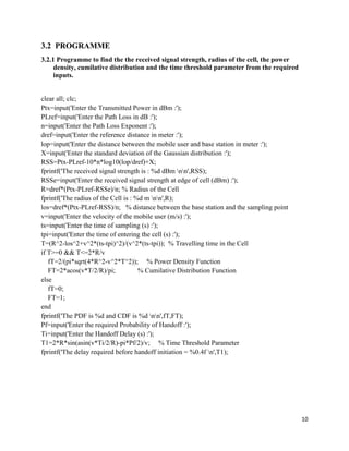 Analysis of vertical and horizontal handoff | DOCX