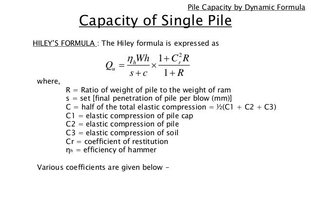 Analysis of vertically loaded pile foundation