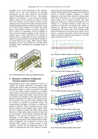 Analysis of vibration characteristics of transport utility vehicle by ...
