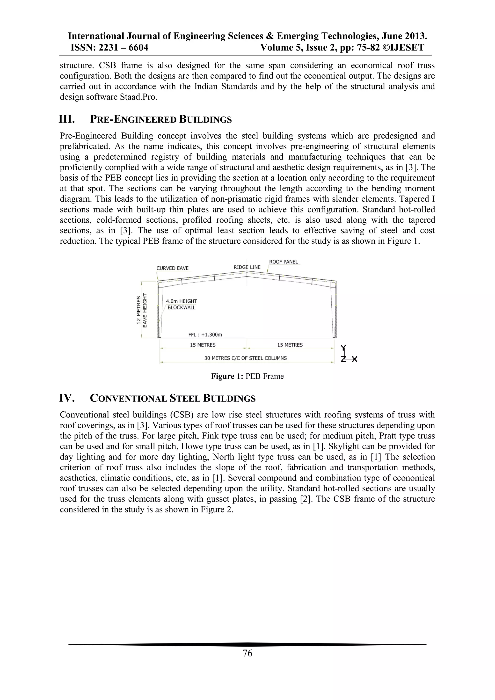 Analysis of warehouse in staad pro. | PDF