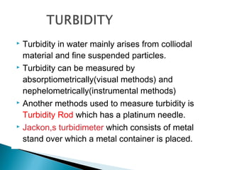 Analysis of water pollution presentaion by m.nadeem ashraf | PPT