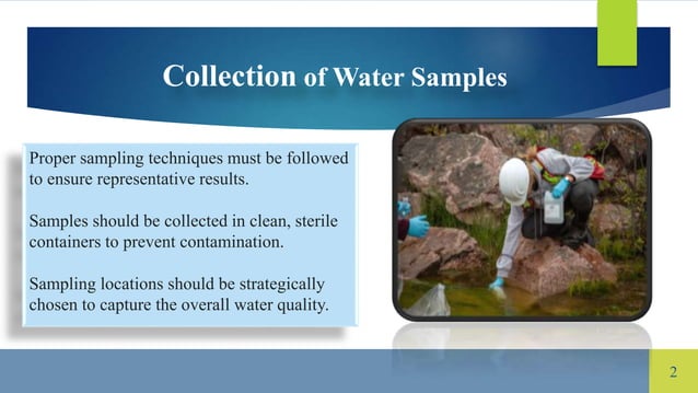 environmental chemistry Analysis Of Water Sample.pptx | Chemistry | Science