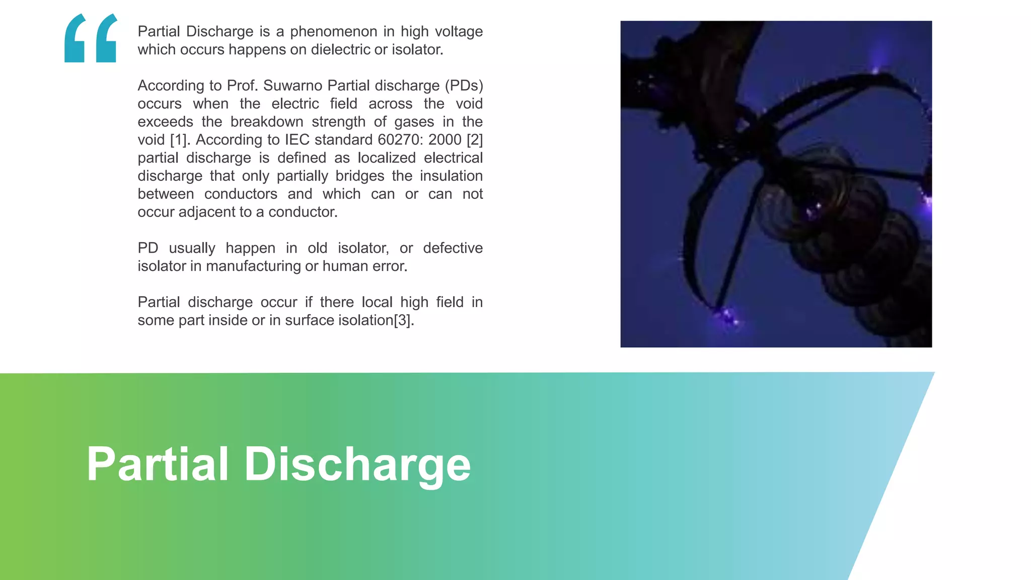 Analysis of waveform and pulse sequence in partial discharge | PPTX