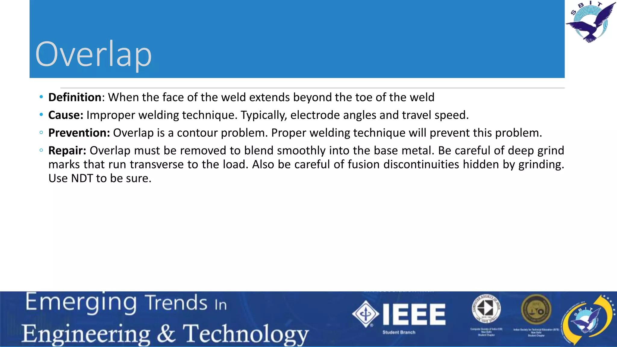 Analysis of Welding Defects | PPTX