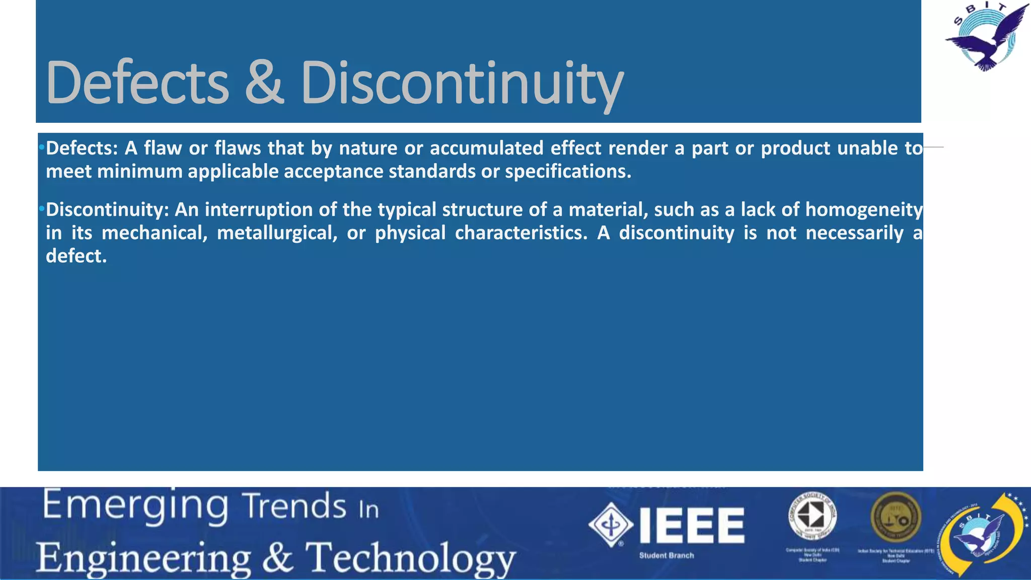 Analysis of Welding Defects | PPTX