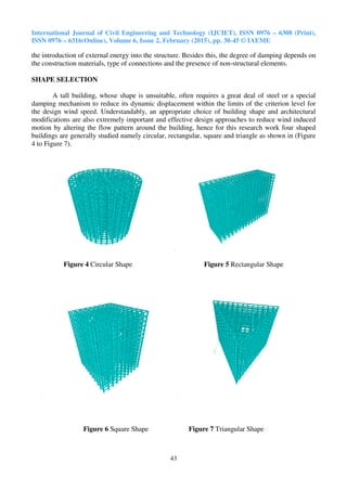 ANALYSIS OF WIND & EARTHQUAKE LOAD FOR DIFFERENT SHAPES OF HIGH RISE ...