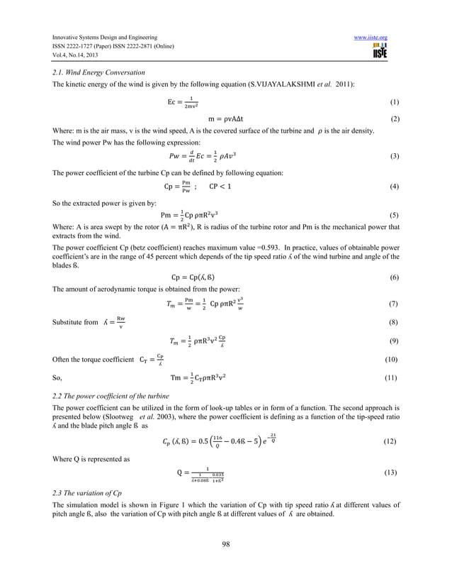 Analysis of wind turbine driven permanent magnet synchronous generator under different loading ...