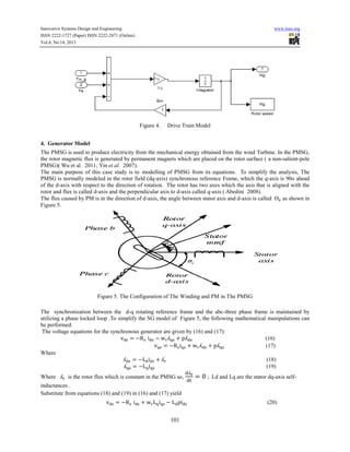 Analysis of wind turbine driven permanent magnet synchronous generator under different loading ...