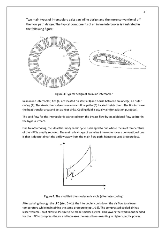 Analysis of work cycle of intercooled turbofan engine | PDF