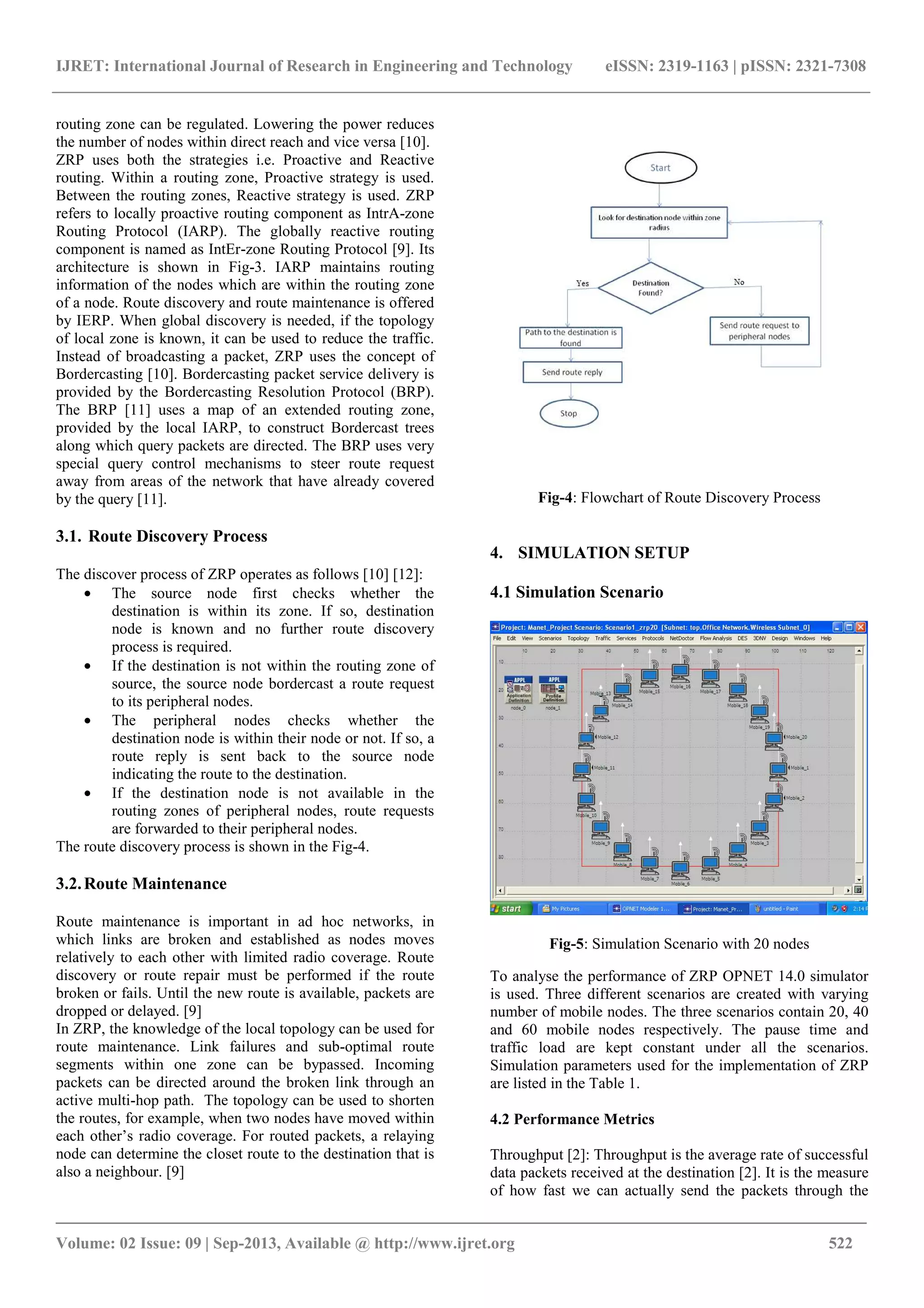Analysis of zone routing protocol in manet | PDF