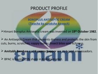 Analysis on Boroline as a night cream | PPT
