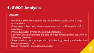 Analysis on McDonald's | PPTX
