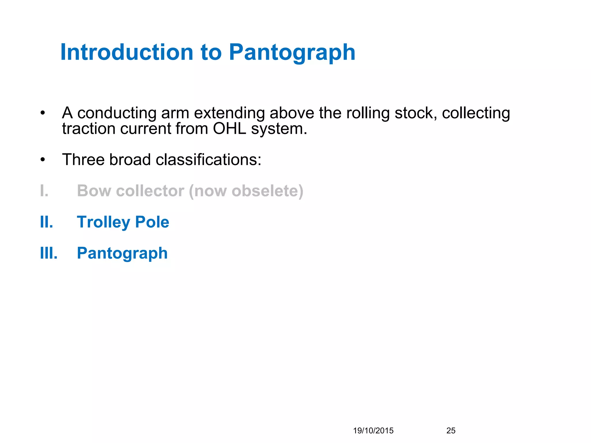 Pantograph I - Analysis on Pantographs & Traction Control | PDF