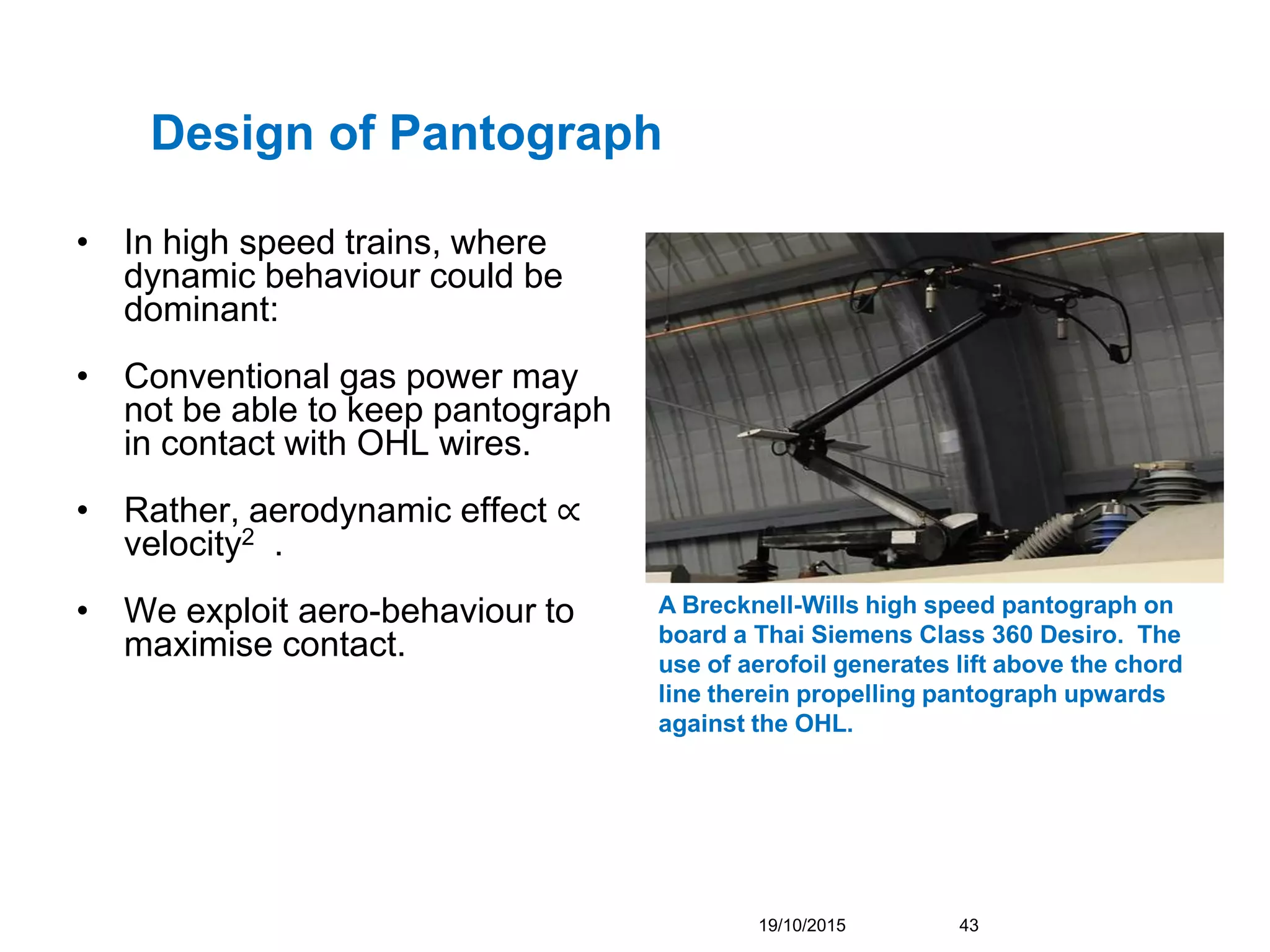 Pantograph I - Analysis on Pantographs & Traction Control | PDF
