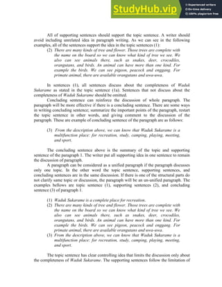 ANALYSIS ON PARAGRAPH WRITING OF THE SECOND SEMESTER STUDENTS OF ...