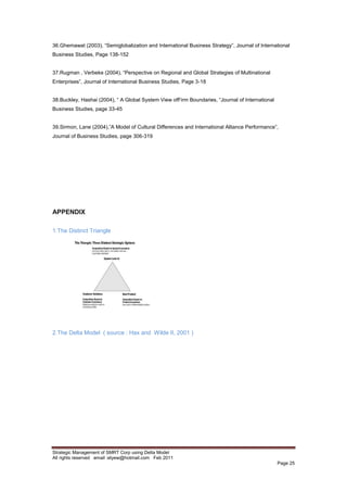Analysis on the strategic management of smrt corp using delta model | PDF