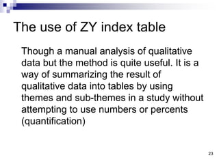 analysis plan.ppt | Educational Assessment | Education