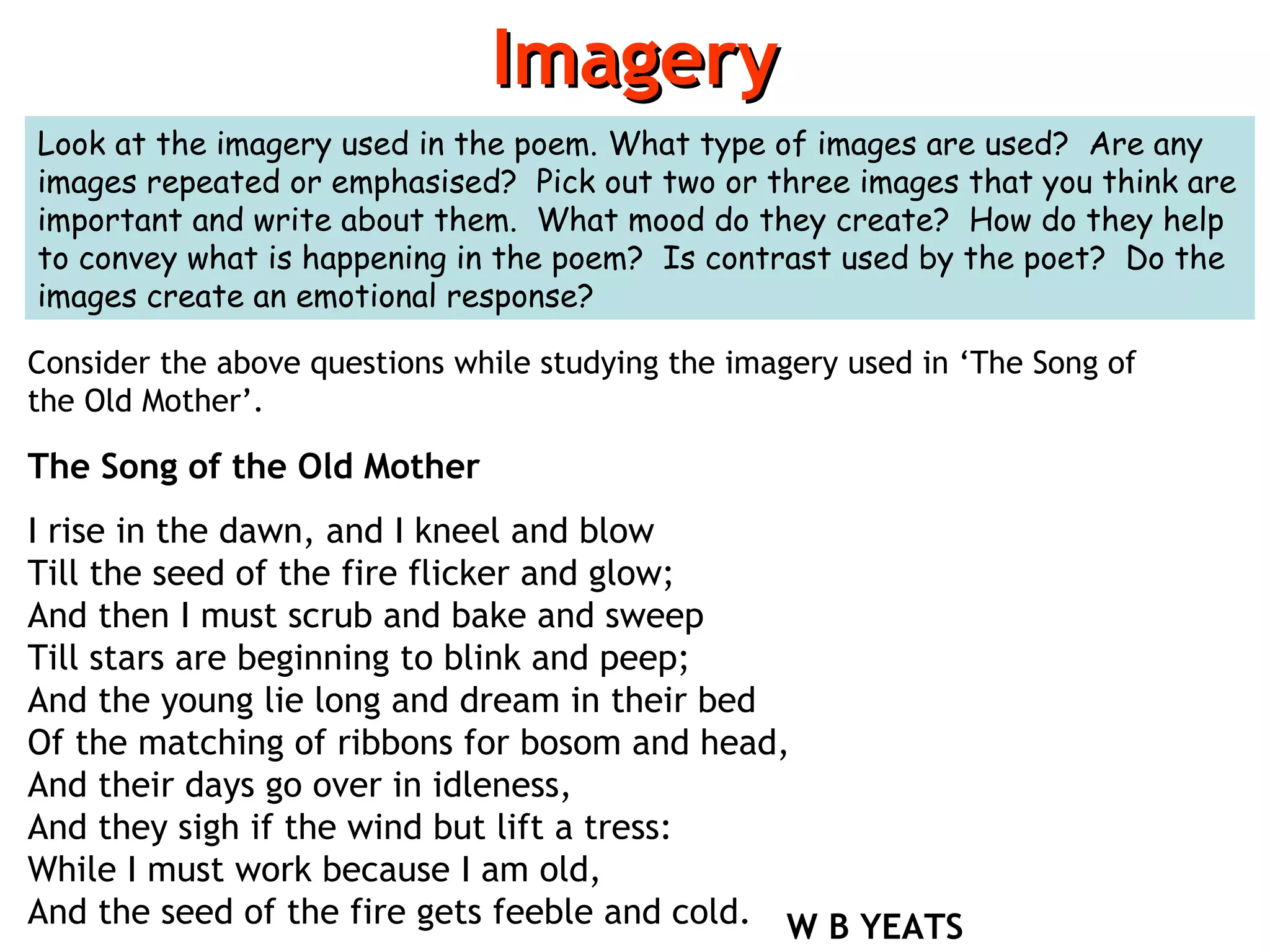 Poem analysis | PPT