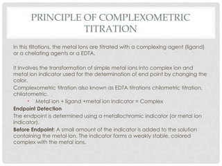 complexometric titration presentation... | PPTX