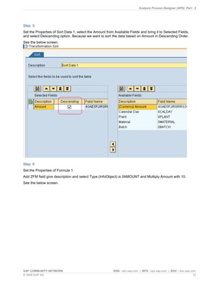 Analysis process designer (apd) part 2 | PDF