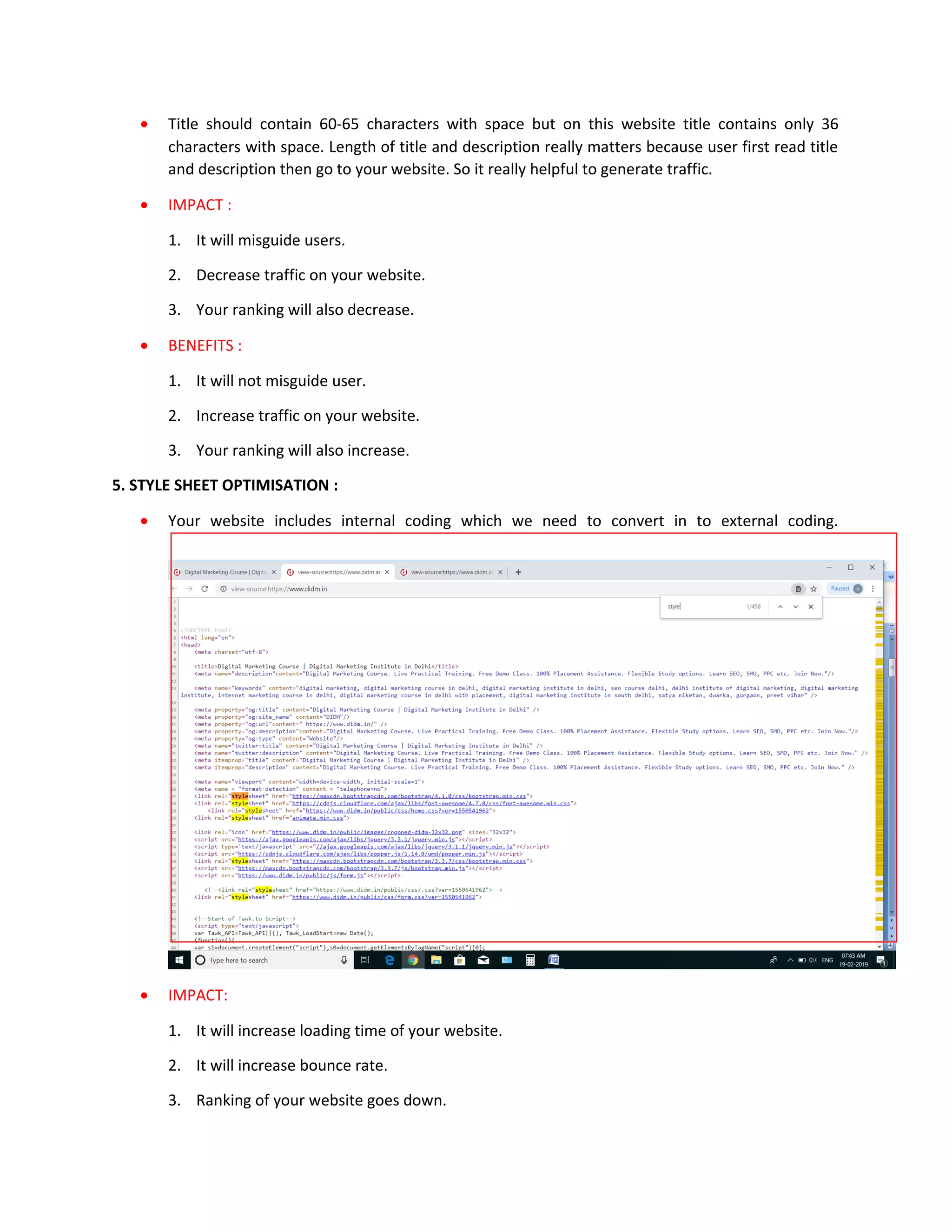 Analysis report didm | DOC
