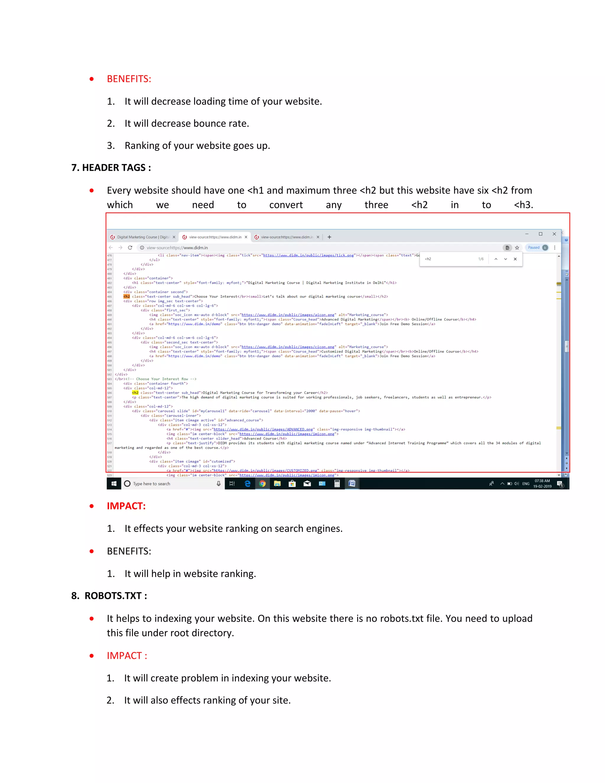 Analysis report didm | DOC