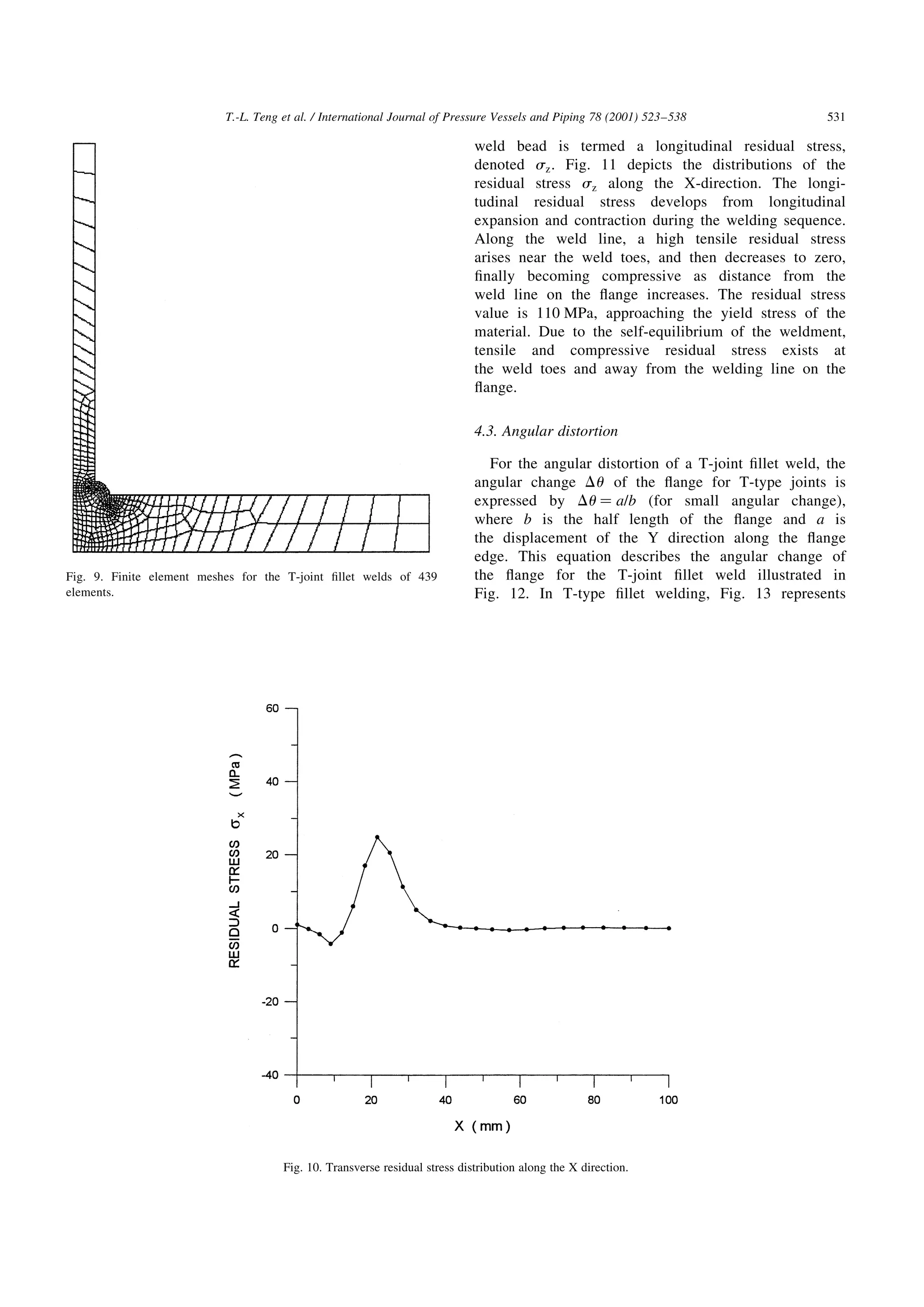 Analysis residual stress e distortions in t joint fillet welds-tso ...